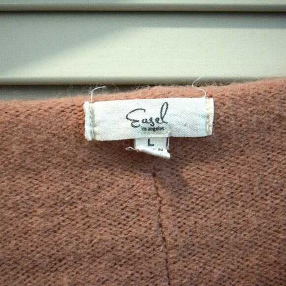 easel | Sweaters | Easel Cozy Peach Oversized Sweater Large | Poshmark
